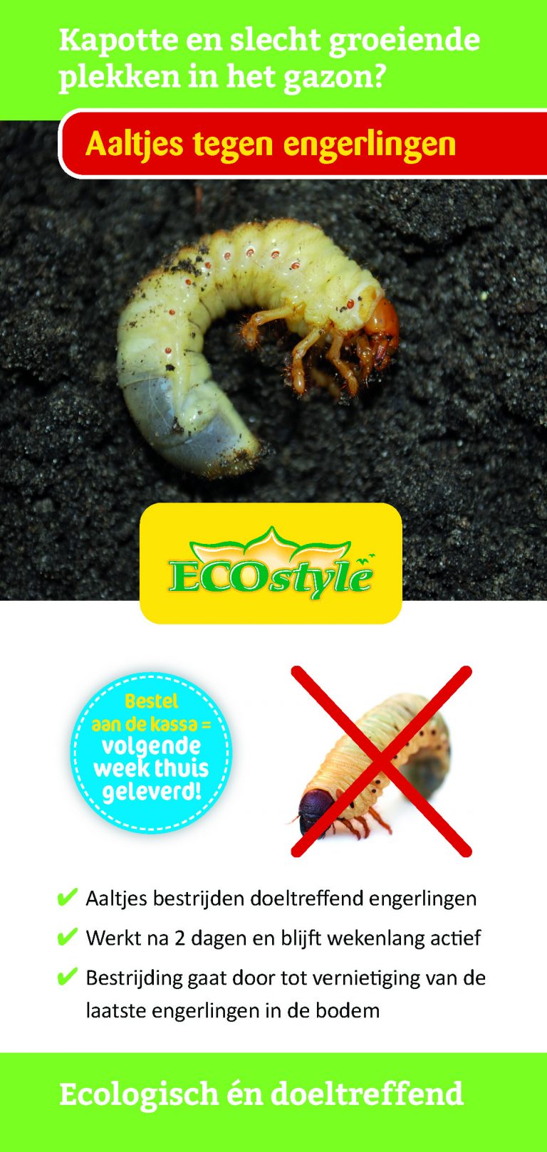 Aaltjes tegen engerlingen - Webshop Tuincenter Claes